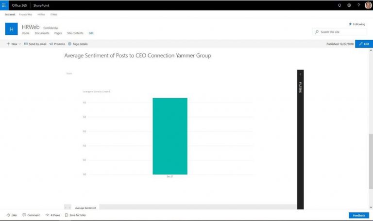 HOW TO: Create sentiment analysis for Yammer conversations with no custom code – Canviz
